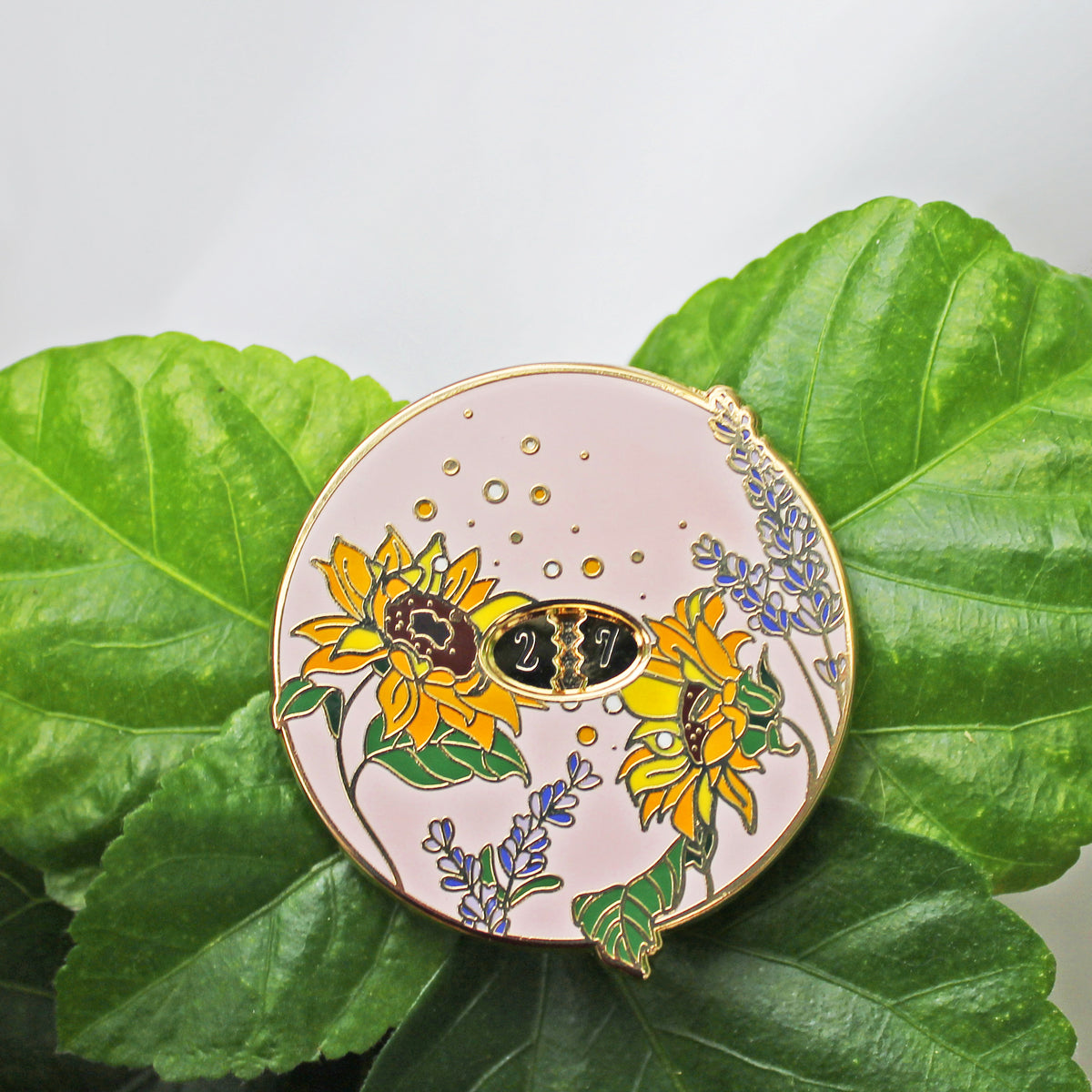 Summer Row Counter Enamel Pin – Twill & Print